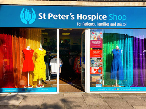 Stunning shop window displays for Bristol Pride