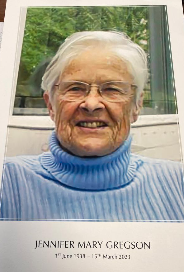 Jennifer (Jenny) Mary Gregson | St Peter's Hospice